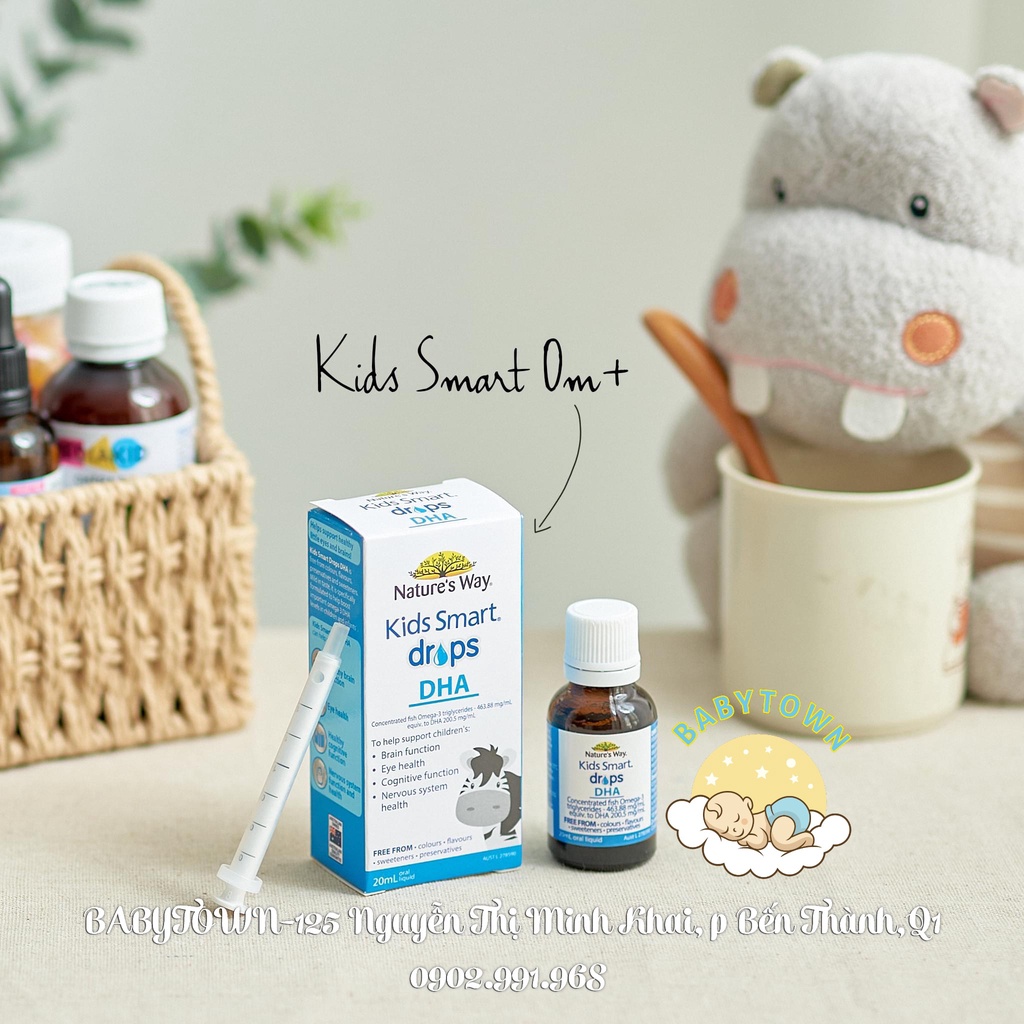 DHA Nature's Way Kids Smart Drops / DHA MINI DROPS NATURES AID Dạng ...