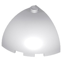 Gạch Lego Khối vòm 3 x 3 x 2 / Lego Part 88293: Brick, Round Corner 3 x ...