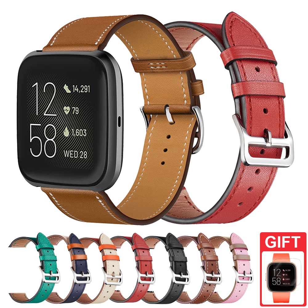 Dây đeo bằng da cho đồng hồ thông minh Fitbit Versa 2 / Versa Lite ...
