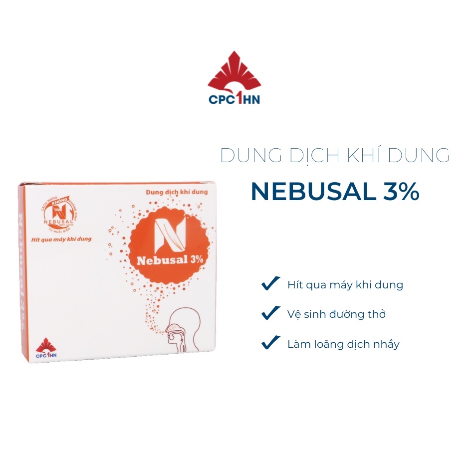 Dung Dịch Khí Dung CPC1HN NEBUSAL 3% Làm Sạch Đường Hô Hấp Trên - Vỉ 5 ...