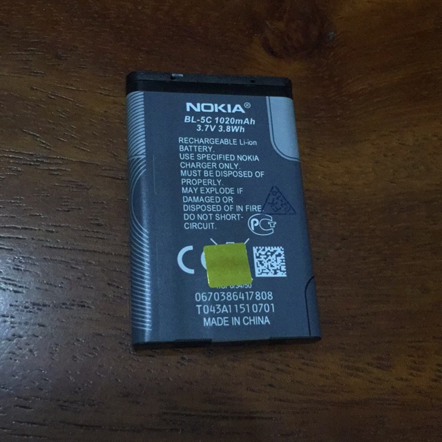 Pin nokia BL-5C dùng cho nhiều dòng máy nokia cổ 7610/6230/1650/6680/6681... | Shopee Việt Nam