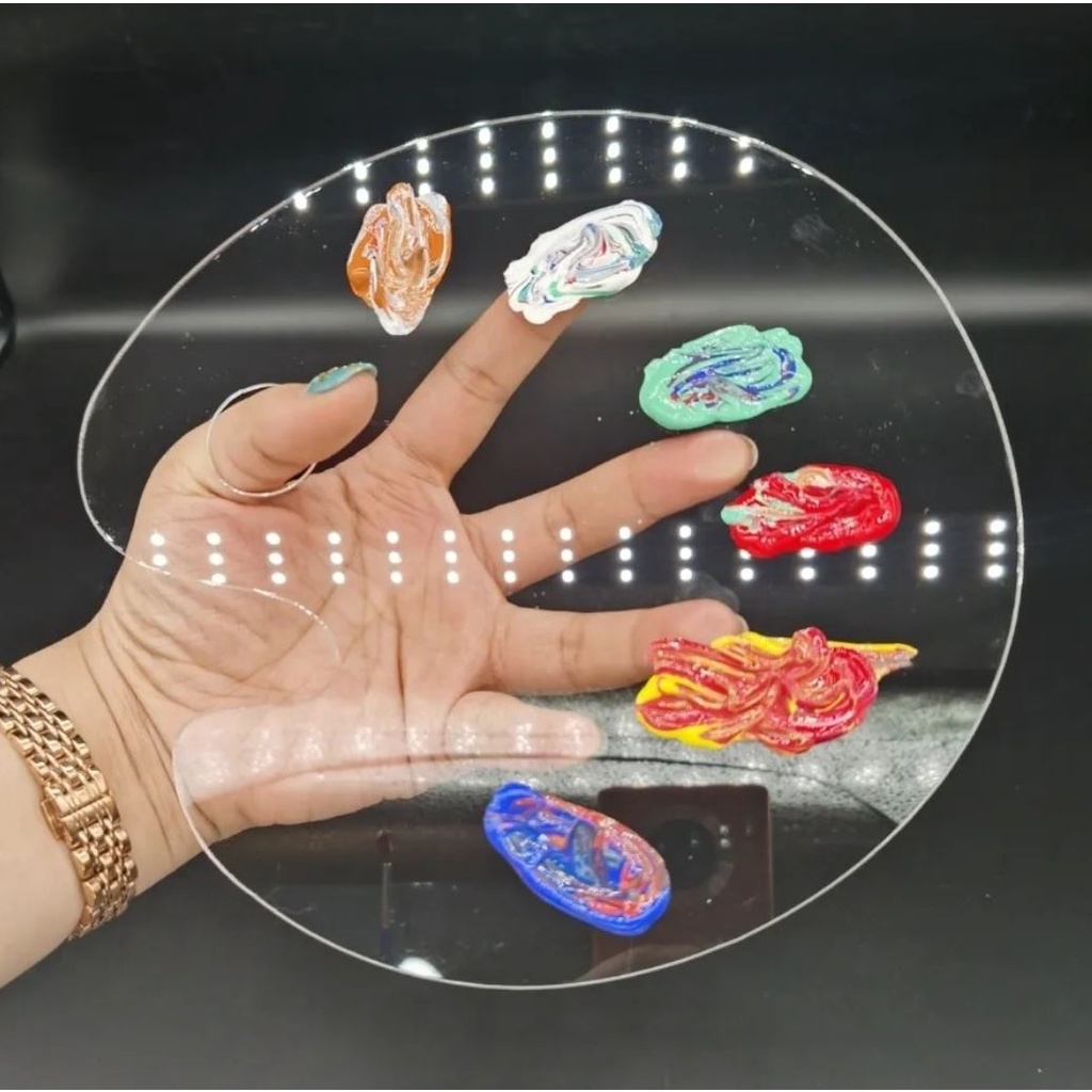 [Cheapy] Khay pha màu nước bằng acrylic trong suốt | Shopee Việt Nam