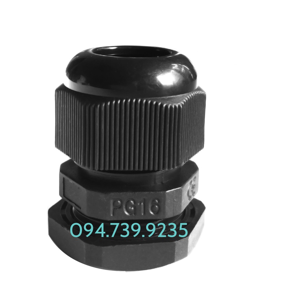 Ốc siết cáp đen PG 16 - Ốc siết cố định PG16 - cút siết cáp PG16 - Đầu Nối Cáp PG16 | Shopee ...