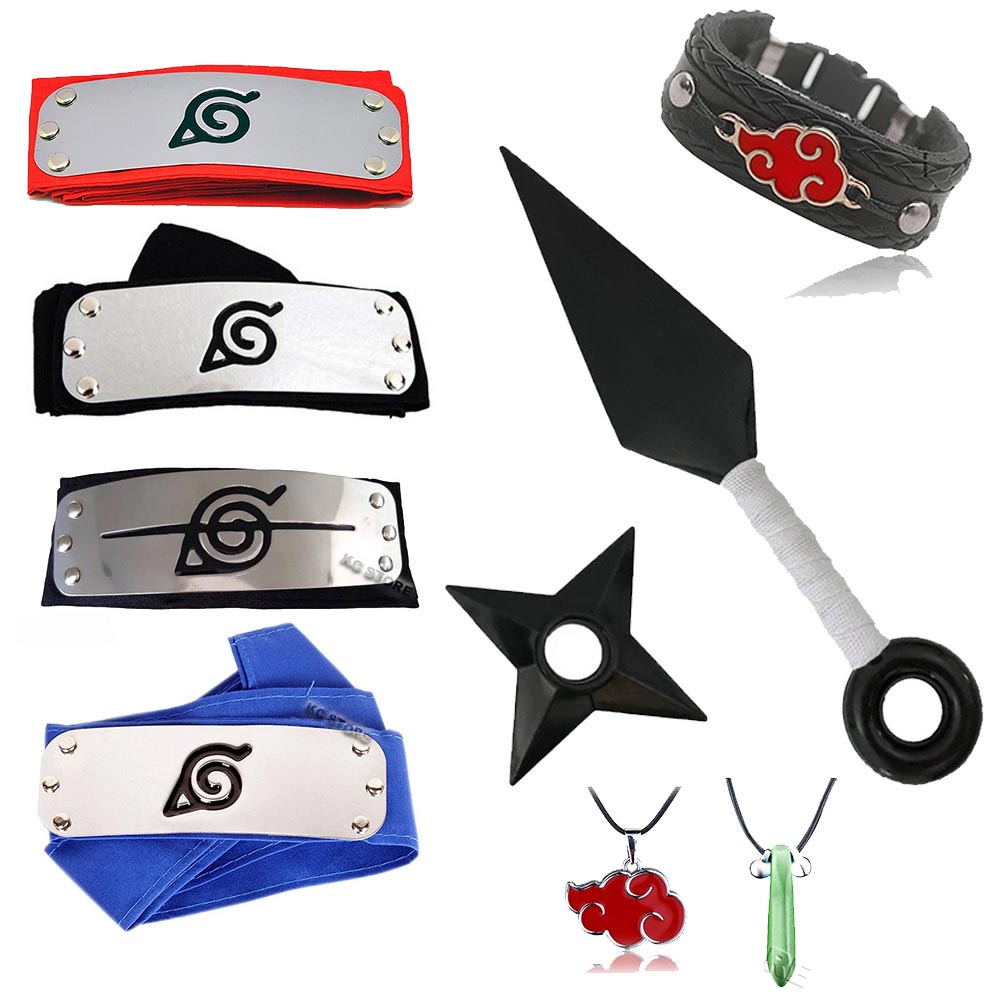 Naruto Bandana Bộ Làng Lá Itachi Renegade Konoha Kunai Shuriken Người ...