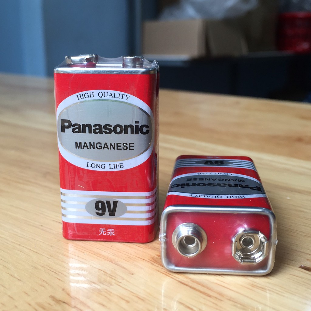 Pin vuông 9V Panasonic cho micro không dây - Pin 9v chính hãng | Shopee ...