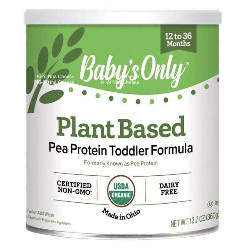 Sữa Baby’s Only Organic Pea Protein Toddler Formula (360g), có bill mua đầy đủ | Shopee Việt Nam