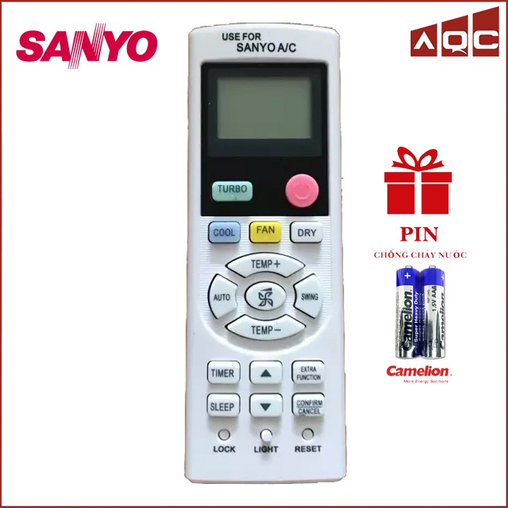Điều Khiển Điều Hoà SANYO - Remote Máy Lạnh SANYO Mẫu 1 Chính Hãng ...