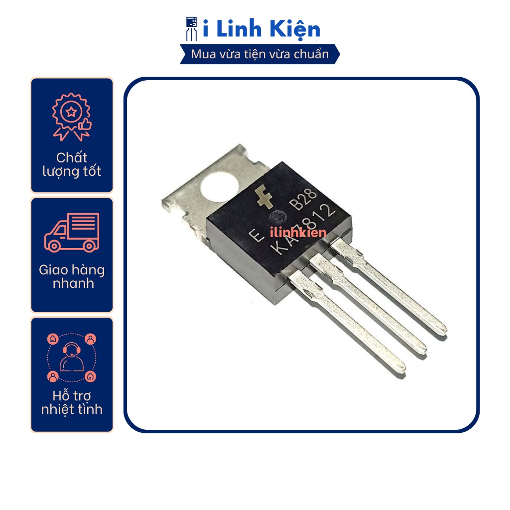 KA7812 ổn áp 1.5A 12V TO-220 chính hãng Fairchild | Shopee Việt Nam