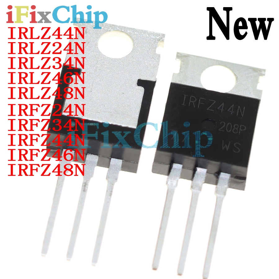 Bộ 10 Linh Kiện Điện Tử IRLZ44N TO-220 IRLZ44 IRLZ24N IRLZ34N IRLZ46N IRLZ48N IRFZ24N IRFZ34N ...