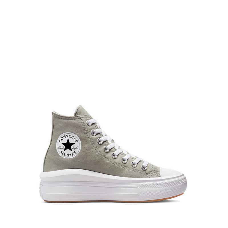 CONVERSE CHUCK TAYLOR ALL STAR MOVE PLATFORM WOMEN'S SNEAKERS-GREY ...