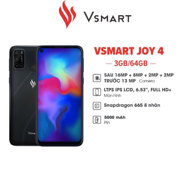 ĐIỆN THOẠI JOY 4 (3GB/64GB) - Hàng Chính Hãng | Shopee Việt Nam