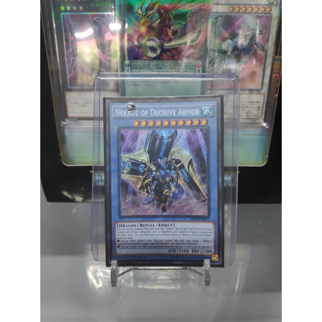 [ Dưa Hấu Yugioh ] Lá bài thẻ bài Nekroz of Decisive Armor – Secret Rare - Tặng bọc bài nhựa bảo ...