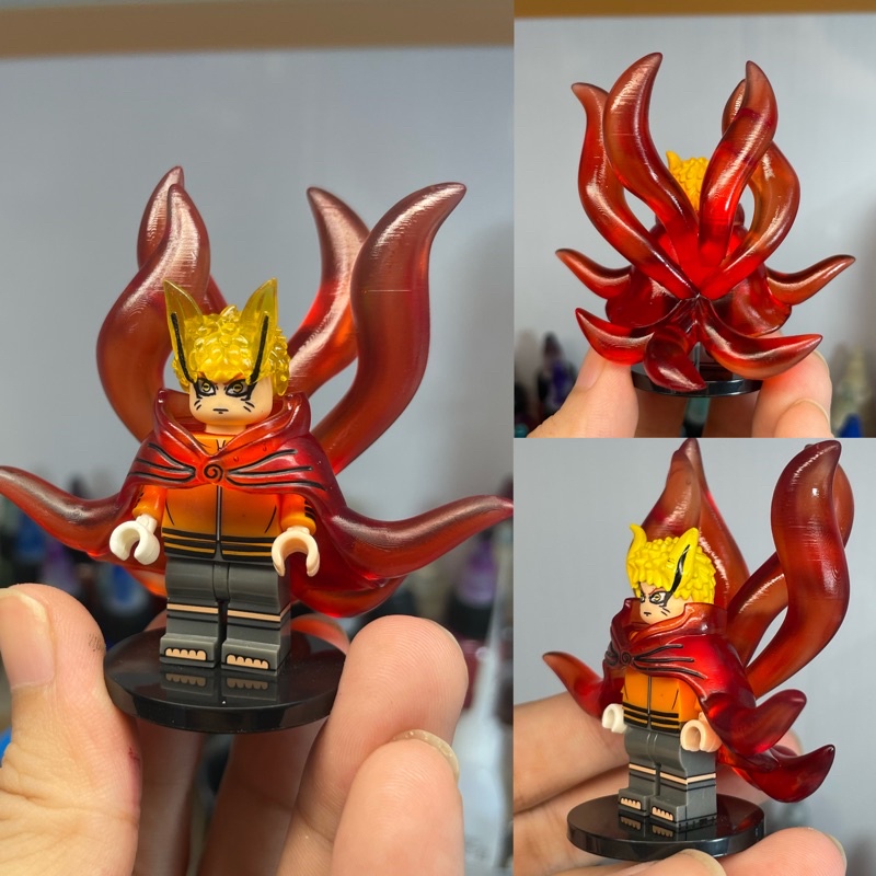 GDBrick Custom minifigures: Nhân Vật Naruto Baryon mode cửu vĩ hồ ...