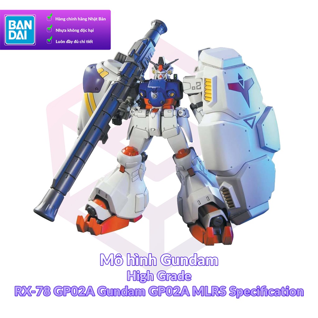 Mô Hình Gundam Bandai HG 075 RX-78 GP02A Gundam GP02A Type MLRS 1/144 Gundam 0083 [GDB] [BHG ...