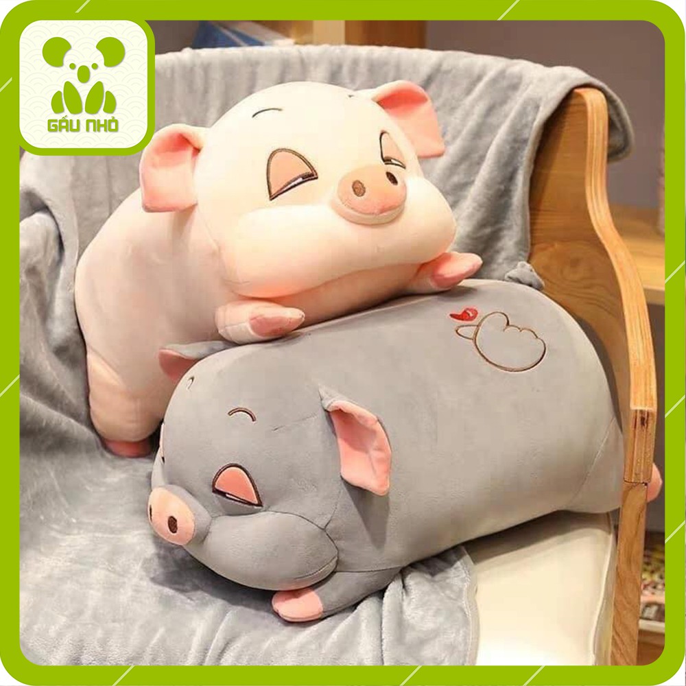 Heo Híp - Heo Nhồi Bông Mắt Ngủ Lim Dim CAO CẤP - GẤU NHỎ | Shopee Việt Nam