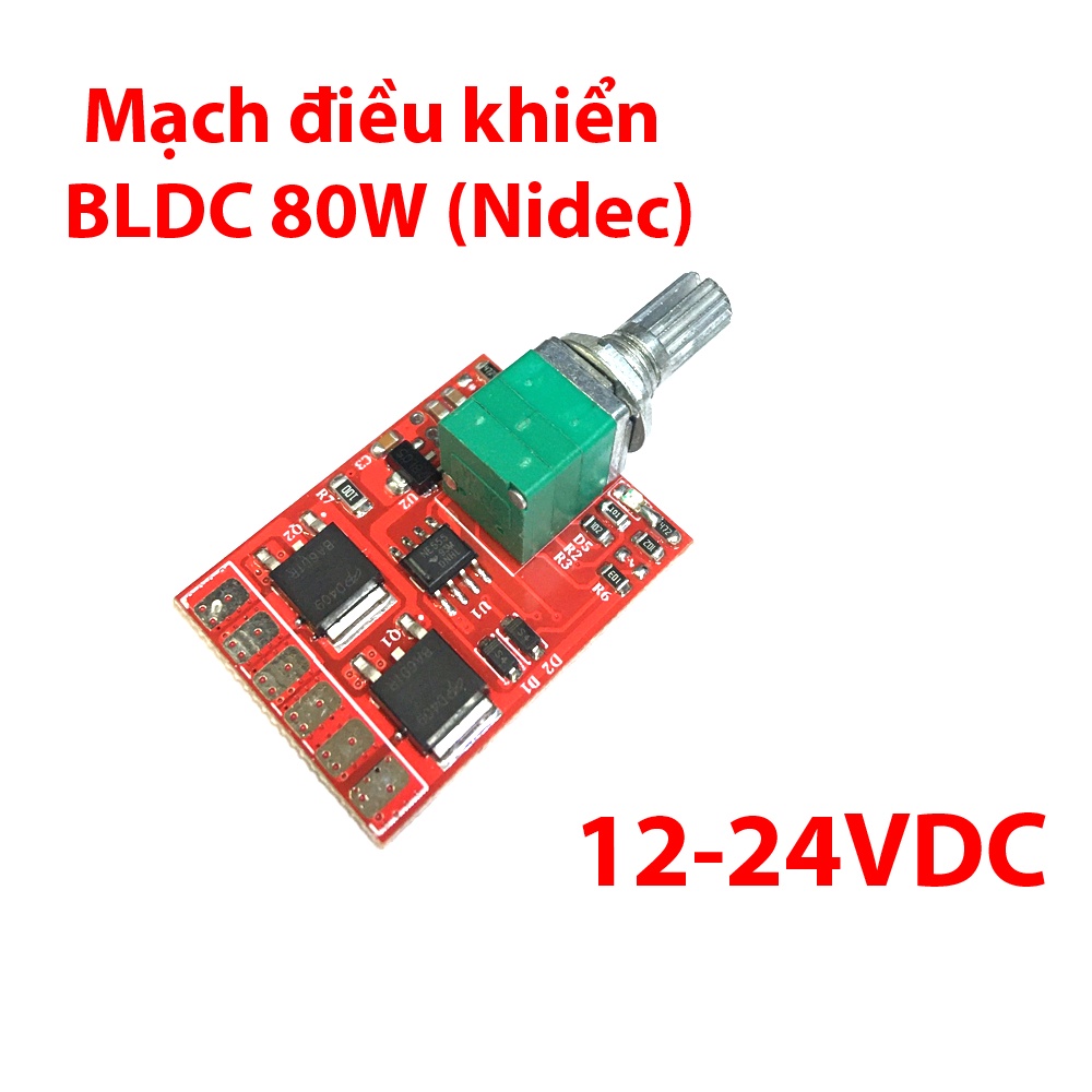 Mạch điều khiển động cơ Nidec 80W, động cơ không chổi than BLDC, Motor ...