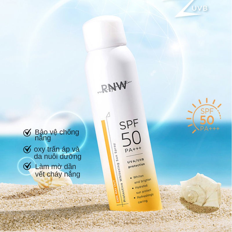 Kem chống nắng RNW Chống tia cực tím làm mới và không nhờn Dùng được cho toàn thân Và khuôn mặt ...