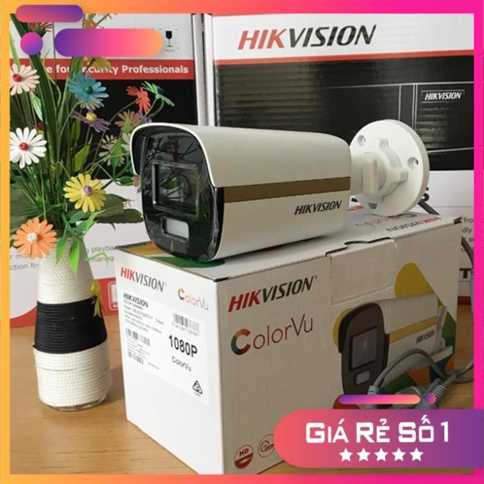 Camera analog TVI colorVu, có màu ban đêm 2 MP HIKVISION DS-2CE12DF0T-F ...