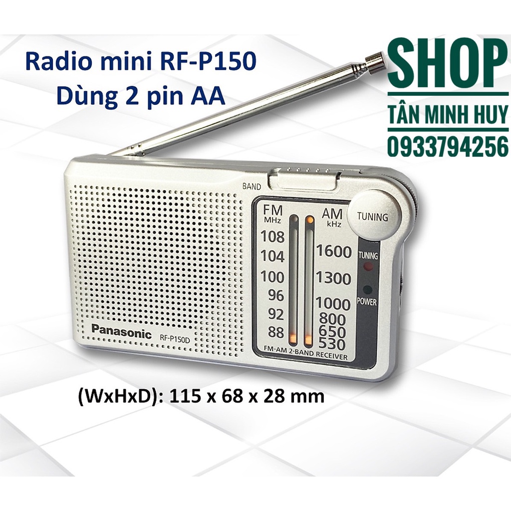 Radio Panasonic RF-P150 DPA | Shopee Việt Nam