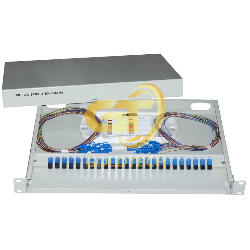 Hộp phối quang ODF 24Fo vỏ sắt gắn rack đầy đủ phụ kiện | Shopee Việt Nam