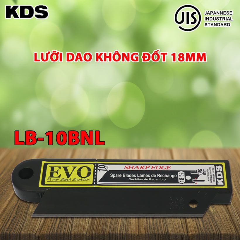 LƯỠI DAO KHÔNG ĐỐT 18mm KDS LB-10BNL | Shopee Việt Nam