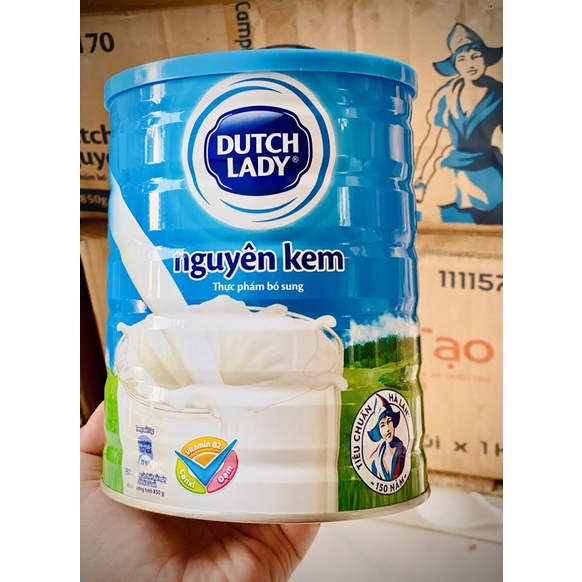 [Mẫu mới] Sữa Bột Nguyên Kem Cô Gái Hà Lan Dutch Lady lon 850g | Shopee ...