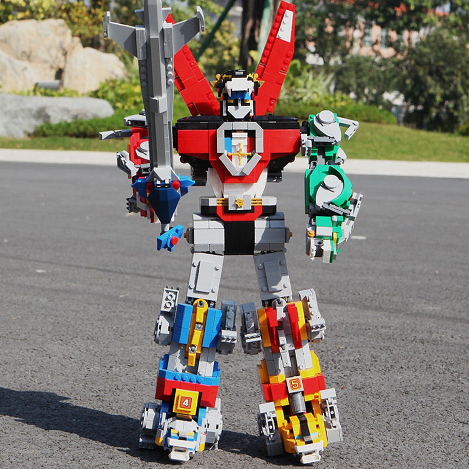 Đồ chơi Lắp ghép Mô hình Voltron 16057 S7314 Xếp hình Người Máy Voltron ...