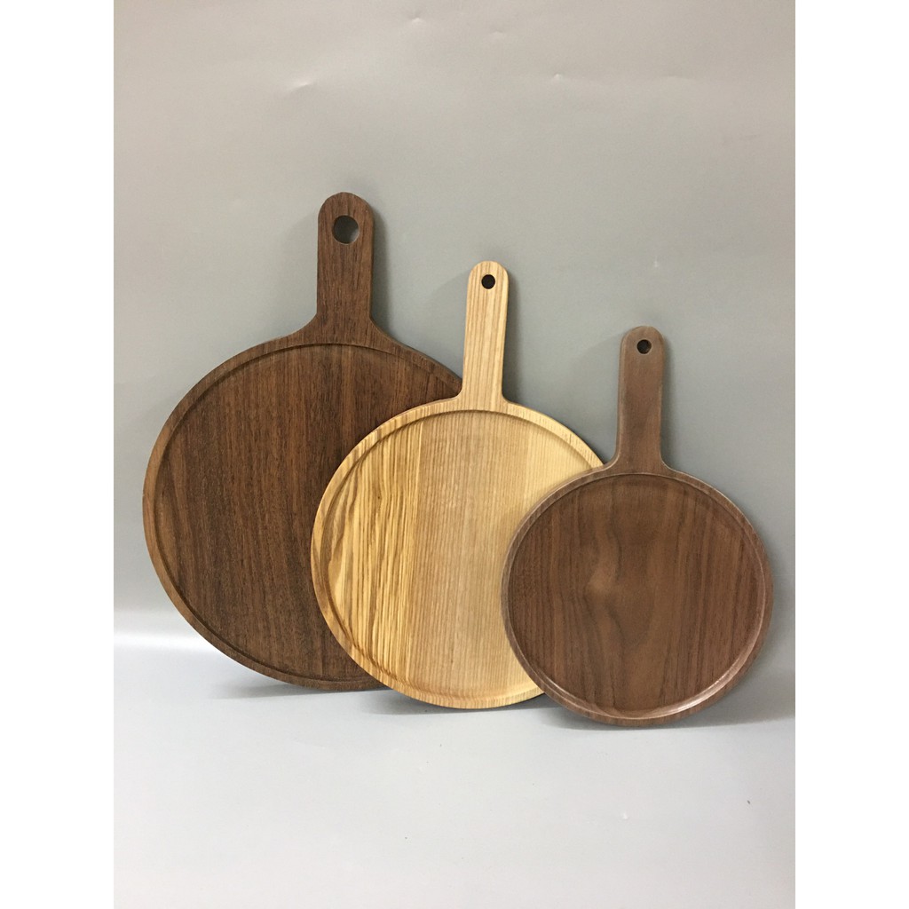 Khay pizza tròn, thớt gỗ Decor hàng xuất khẩu - BH 12 tháng 1 đổi 1 ...