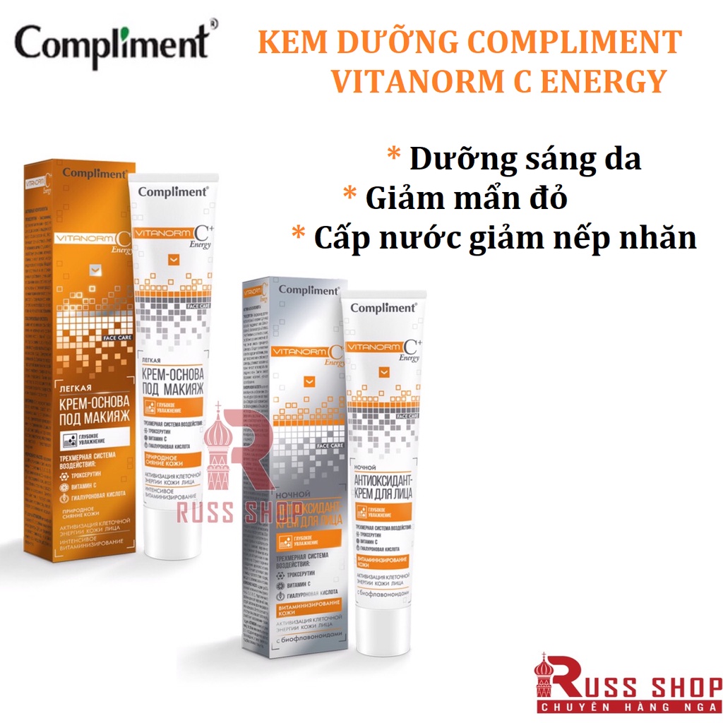 Kem Dưỡng Sáng Da Compliment Vitanorm C Energy | Shopee Việt Nam