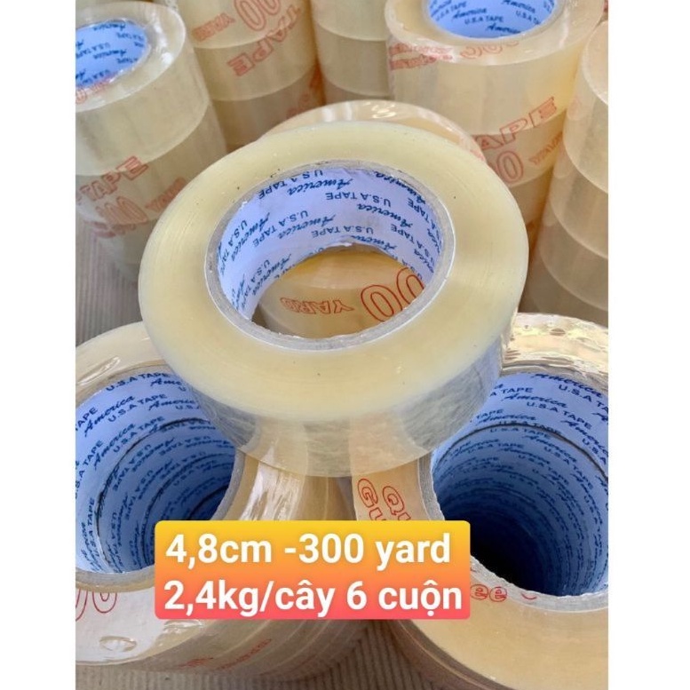 Băng keo,Băng dính 4,8cm-300yard (2,4kg/cây 6 cuộn) | Shopee Việt Nam