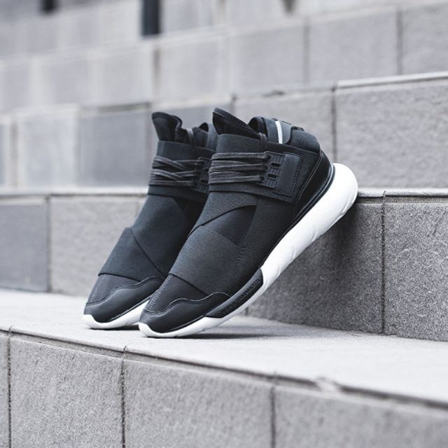 [FULL BOX]GIÀY THỂ THAO Y3 Qasa High In Black White ĐEN ĐẾ TRẮNG ...