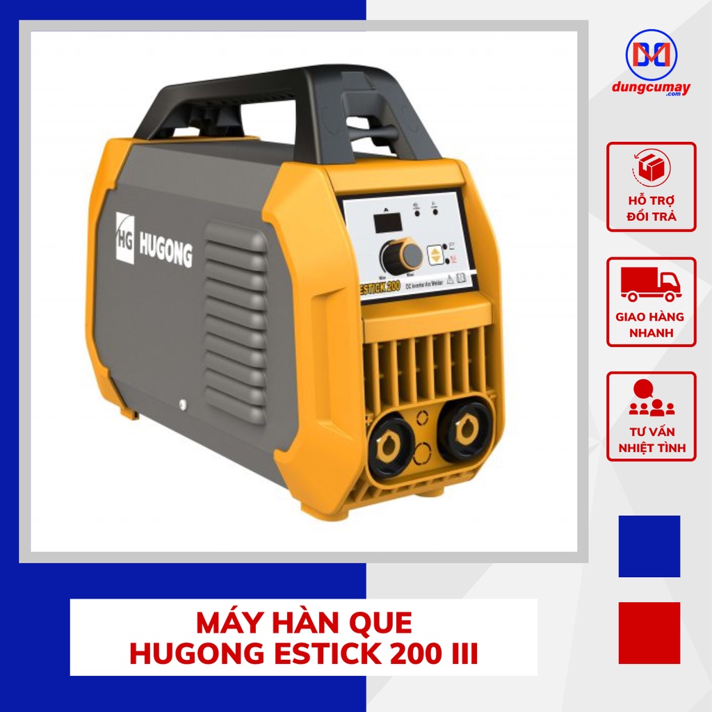 Máy Hàn Que HUGONG ESTICK 200 III Trang Bị Bảo Vệ Điện Áp Điều Này Giúp Cải Thiện Độ Tin Cậy ...
