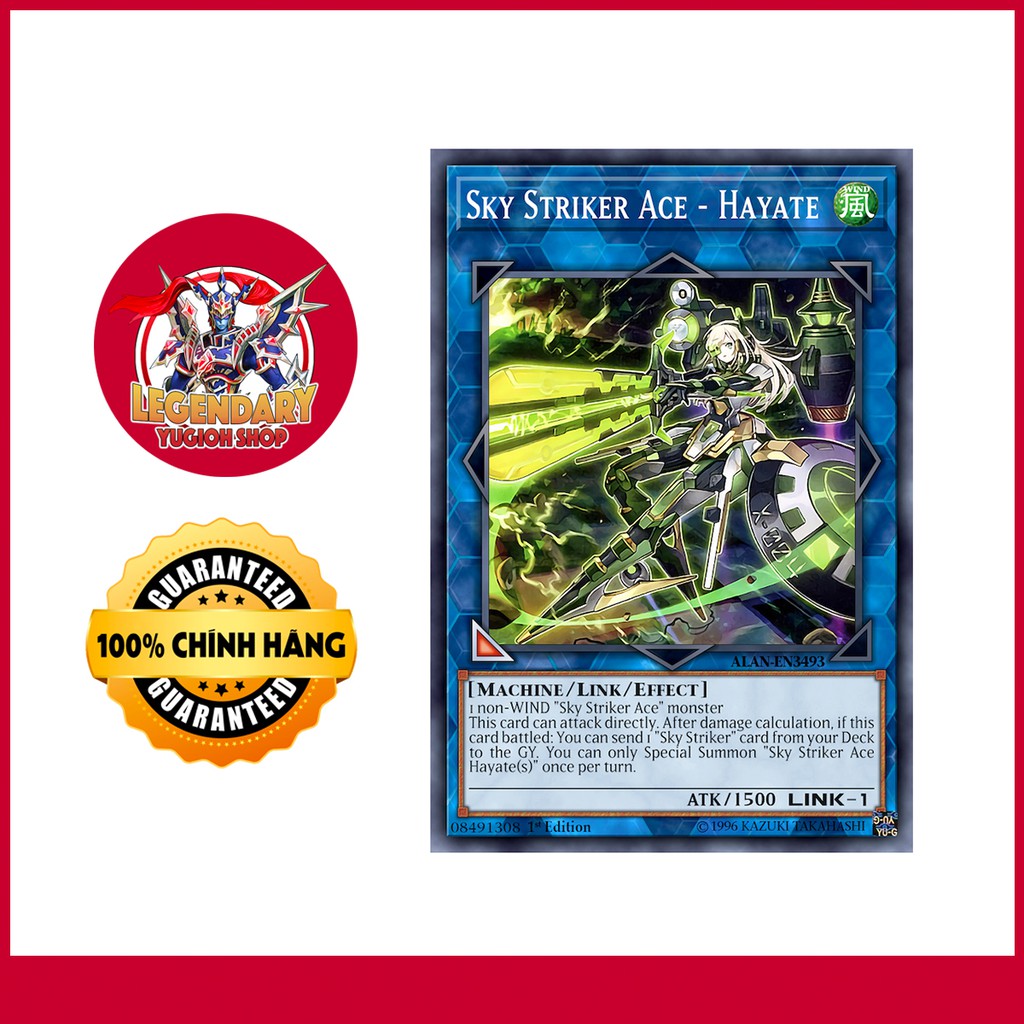 [Thẻ Bài Yugioh Chính Hãng] Sky Striker Ace - Hayate | Shopee Việt Nam