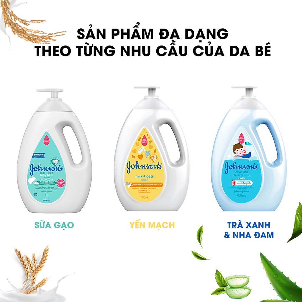 Sữa Tắm Johnson Baby Cho Bé 1000ml | Shopee Việt Nam