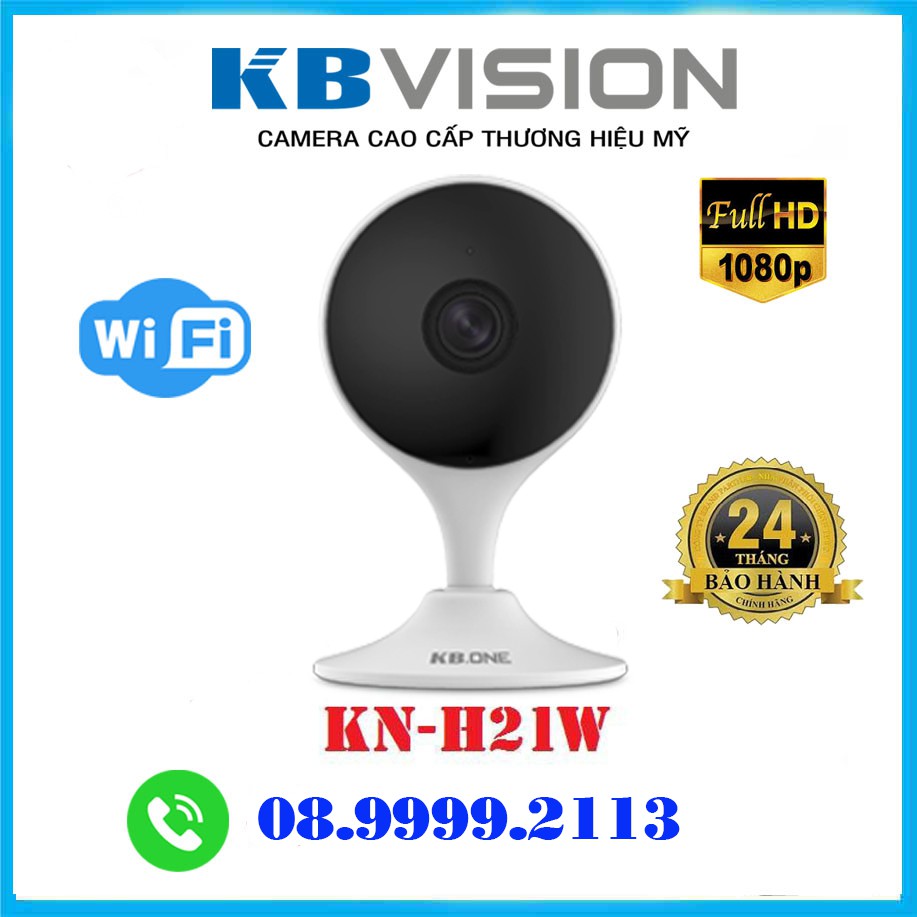 Camera IP Wifi 2.0MP Full HD KBONE KN-H21W Hàng chính hãng bảo hành 2 ...