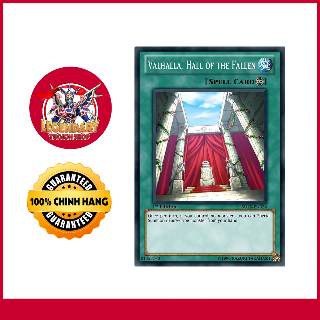 [Thẻ Bài Yugioh Chính Hãng] 'Valhalla, Hall of the Fallen' | Shopee ...