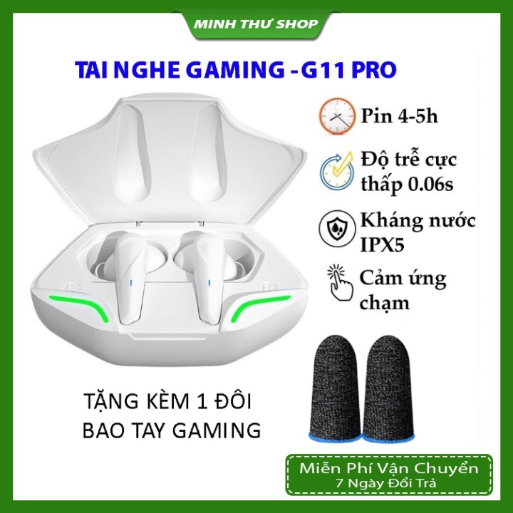 TAI NGHE GAMING G11 có mic, tai nghe chơi game không dây chơi Pubg ...