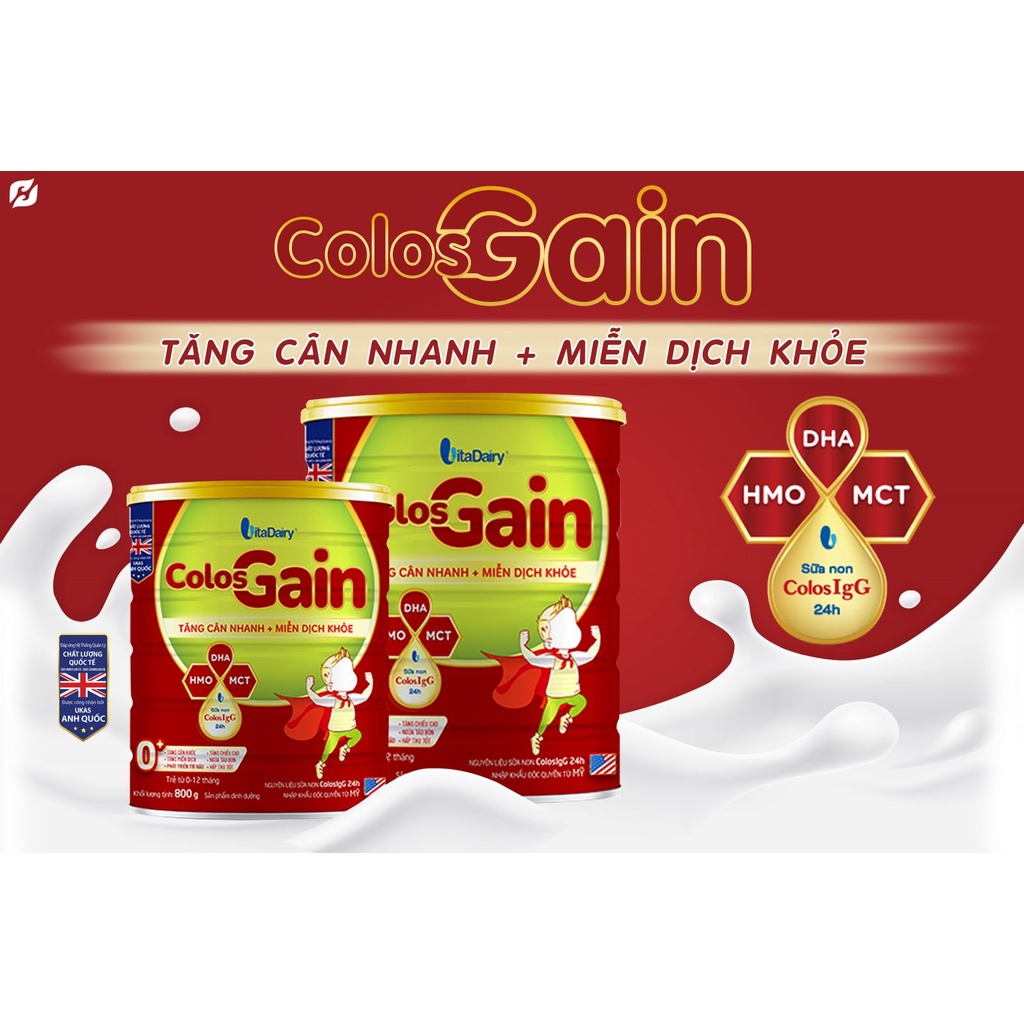 Sữa bột Colos Gain 800gr (1-10 tuổi) | Shopee Việt Nam