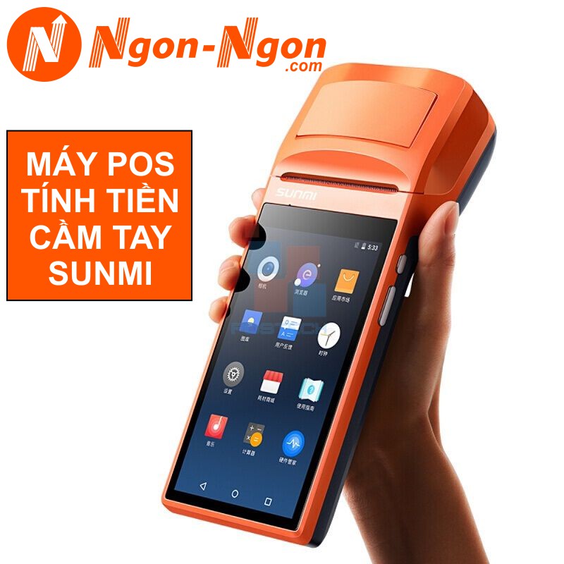 Máy tính tiền POS cầm tay SUNMI V1S, SUNMI V2 | Shopee Việt Nam