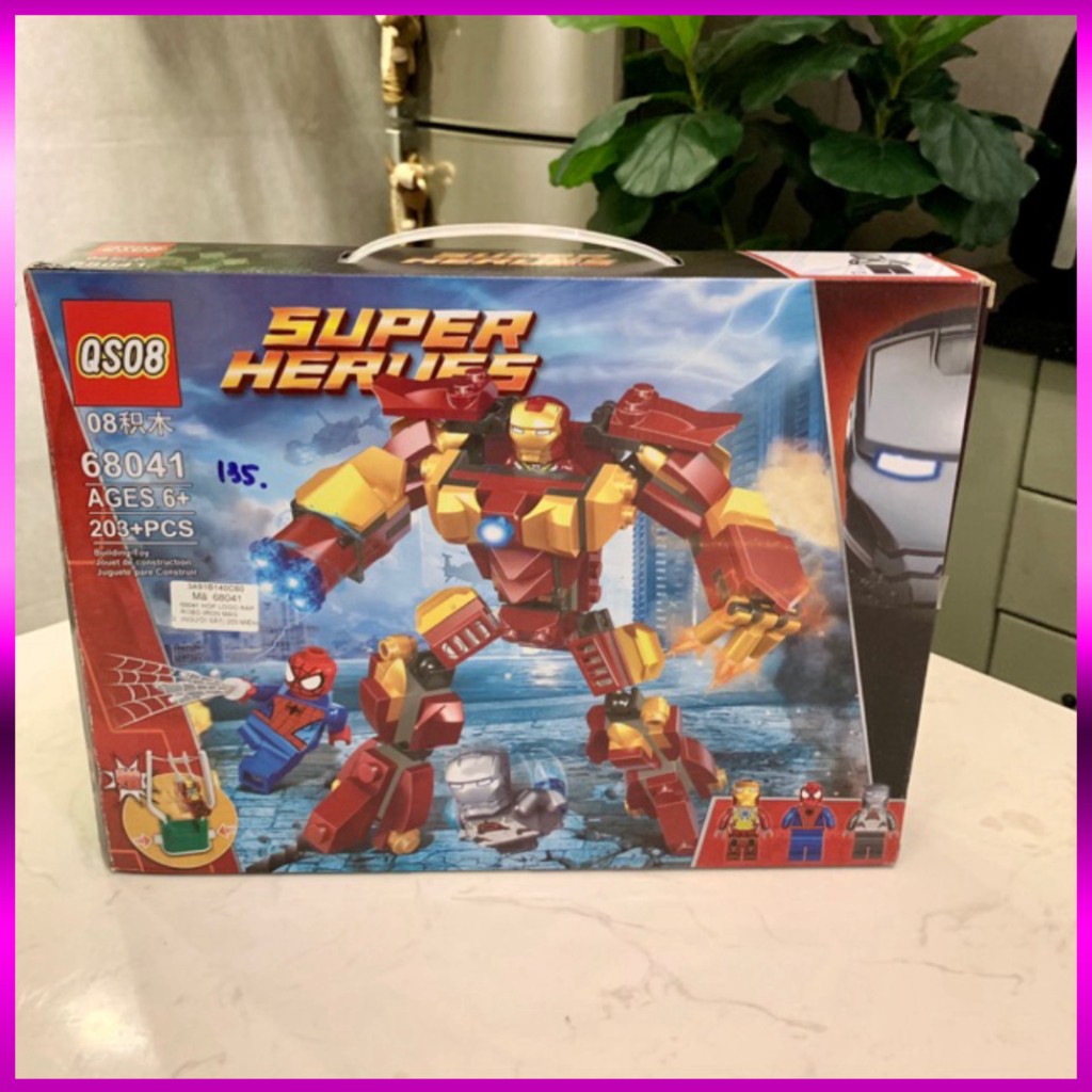 HỘP LEGO RÁP IRON MAN | Shopee Việt Nam
