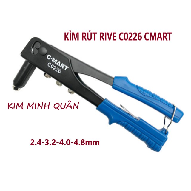 Kìm Rút Rive Nhập Khẩu 2.4 - 3.2 - 4.0 - 4.8mm C0226 CMART | Shopee ...