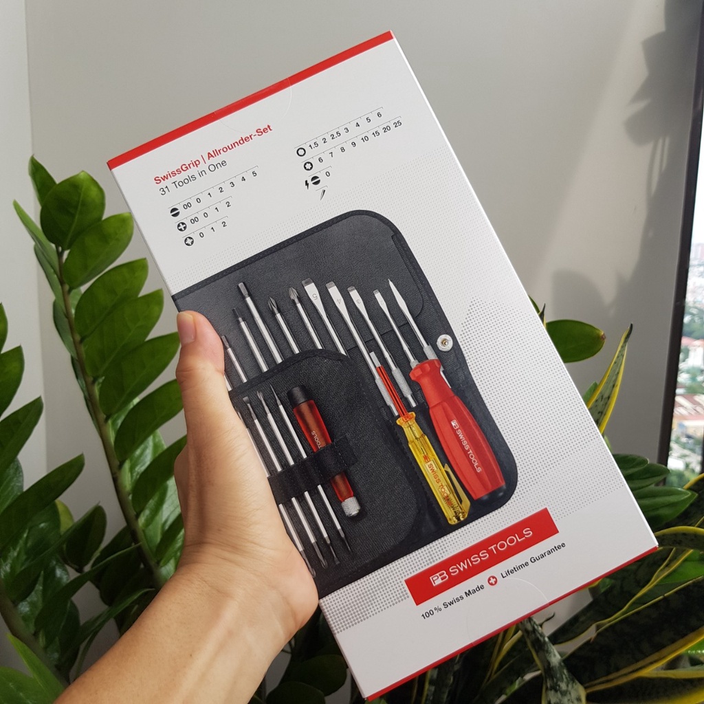 Bộ Tua Vít 31 Chi Tiết SwissGrip Trong Túi Cuộn PB Swiss Tools mã số 8515.CBB | Shopee Việt Nam