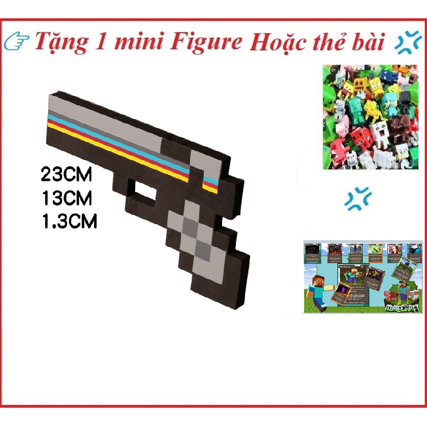 Mô hình súng minecraft màu đen | Shopee Việt Nam