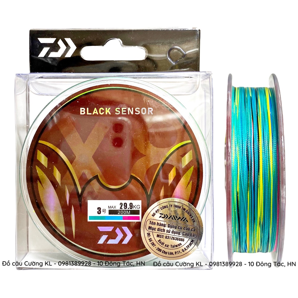 Dù Daiwa Black Sensor X8 3 màu 200m | Shopee Việt Nam