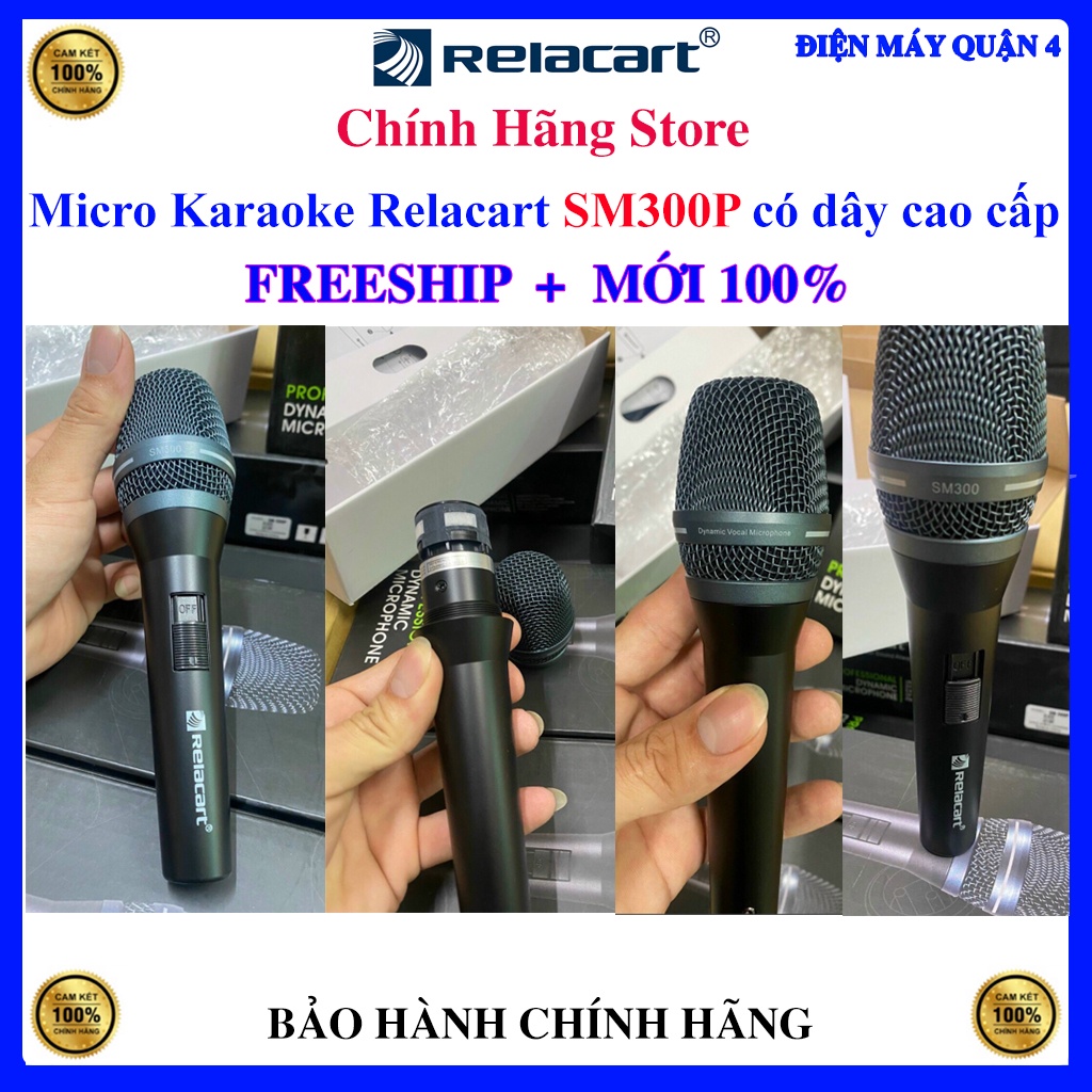 [Relacart SM300] Micro Karaoke Relacart SM300P có dây cao cấp - Hàng ...