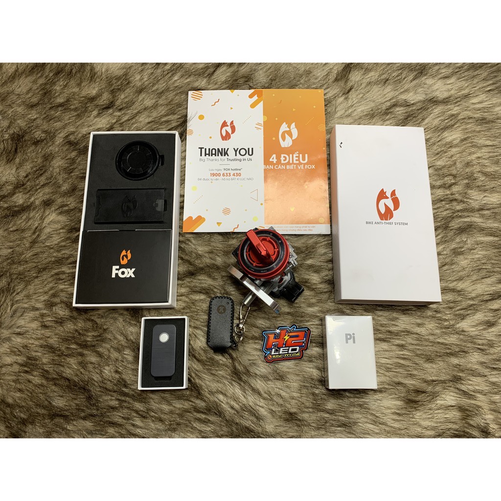 |COMBO| Full bộ khóa Smart key Fox Pitech - Núm CNC tròn - H2LED ...