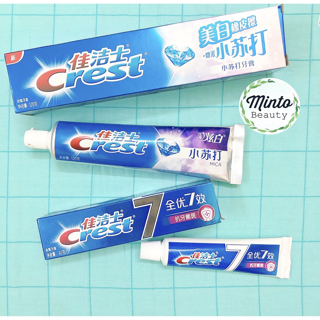 KEM ĐÁNH RĂNG CREST 3D HÀNG NHẬP TMALL -120G | Shopee Việt Nam