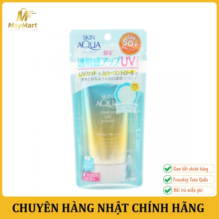 Kem Chống Nắng Skin Aqua Tone Up UV Essence SPF50+ PA++++ Mint Green ...