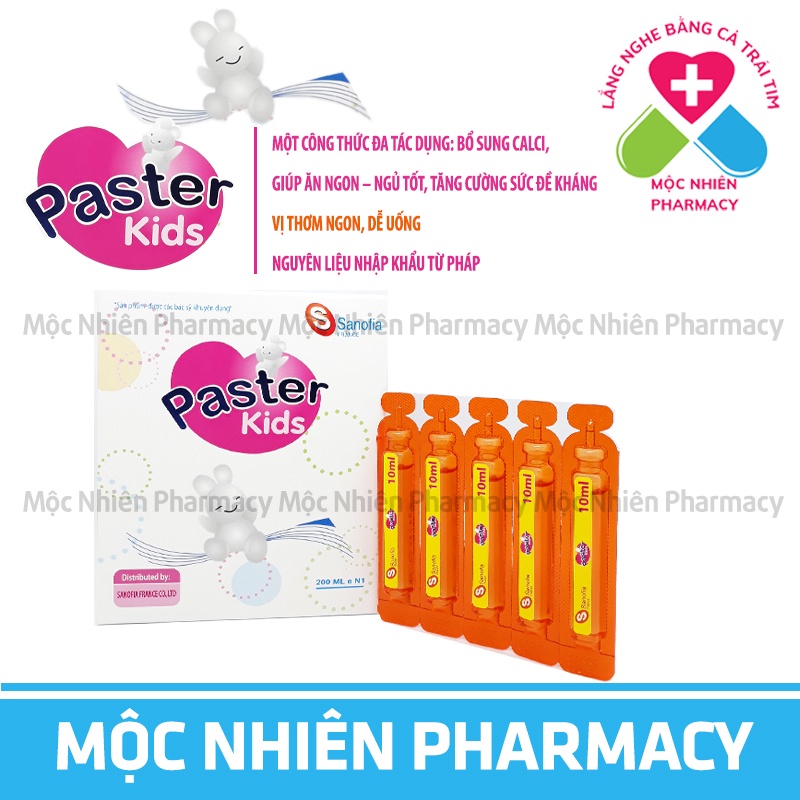 Paster Kids Tăng sức đề kháng, Kích thích ăn ngon, ngủ tốt, dạng ống ...