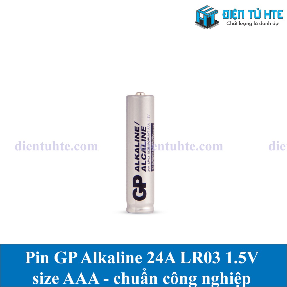 Pin AAA LR03 1.5V Alkaline GP Bạc 24A chuẩn Công nghiệp | Shopee Việt Nam